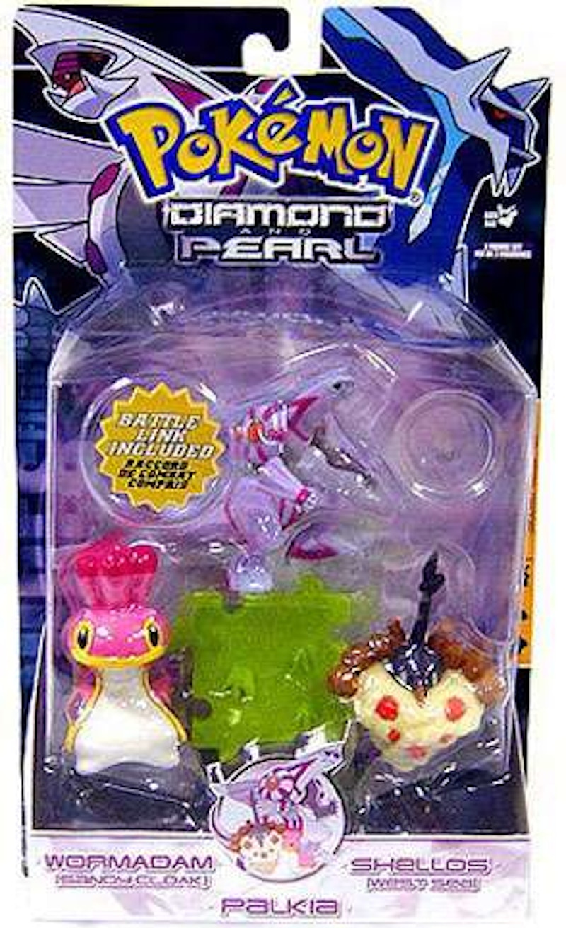 Jakks Pacific Pokemon Series 5 Palkia, Shellos West & Wormadam [Sandy ...
